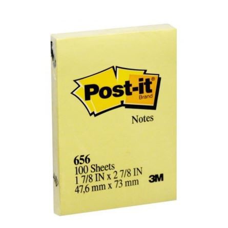 Jual Stiker pengingat tempel dinding sticky note 3M Post It 656 2 in x ...