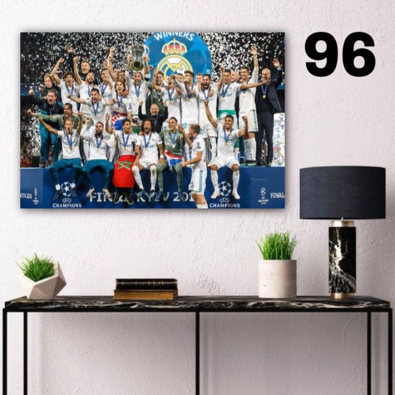 Jual POSTER DINDING REAL MADRID FC NO.88-96(POSTER SAJA) | Shopee Indonesia
