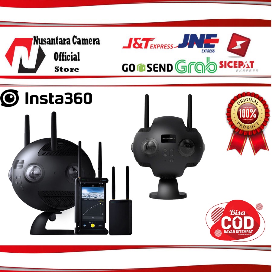 Jual Insta360 PRO 2 PRO II Spherical VR 360 8K Camera | Shopee Indonesia
