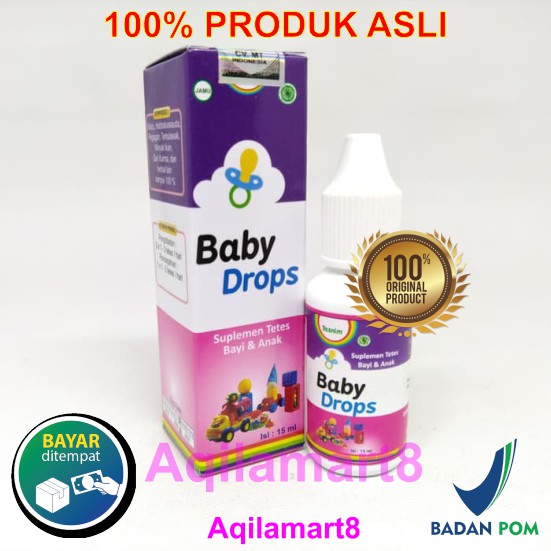 Jual Tasnim Baby Drops Original Madu Herbal Suplemen Obat Kesehatan ...