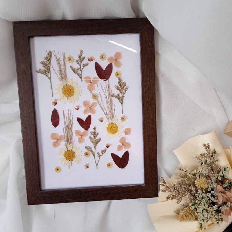 Jual Pressed Flowers Frame | Bingkai Foto Bunga Kering| bingkai foto ...