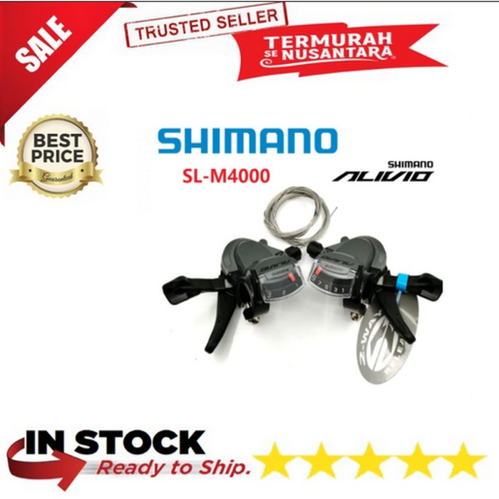 Jual Jual Shifter 3x9 speed Shimano Alivio M4000 Diskon | Shopee Indonesia