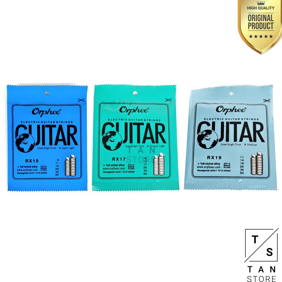 Jual Original Senar String Gitar Listrik Elektrik Orphee Rx15 Rx17 Rx19 ...
