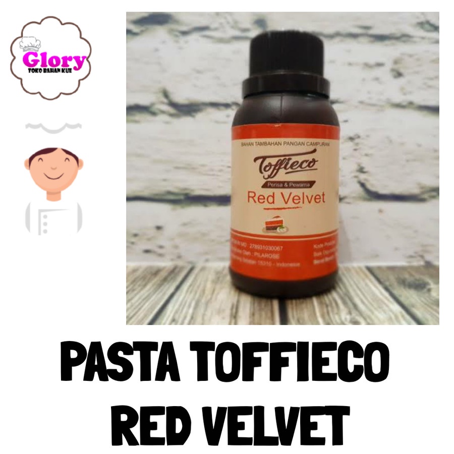 Jual pasta toffieco red velvet 100 gr | Shopee Indonesia