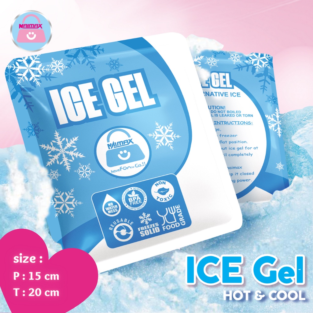 Jual Ice Gel Pack - Pendingin Tas ASI Naimax 500 gram | Shopee Indonesia