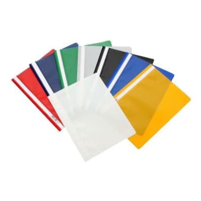 Jual Bantex Quotation Folders with Coloured Back Cover A4 Black 3230 10 ...