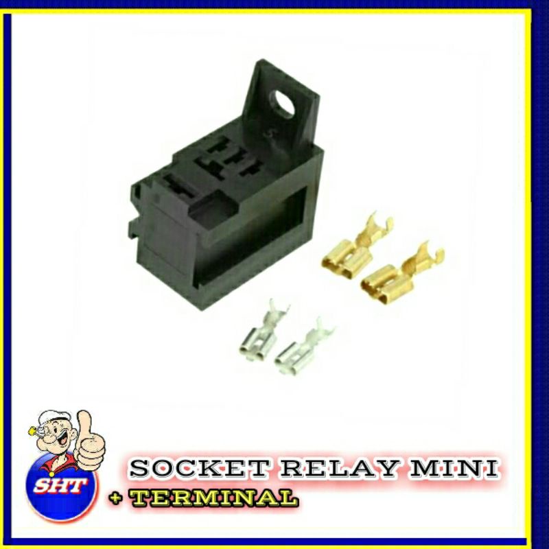Jual Socket relay mini Denso Omron kaki 4 | Shopee Indonesia