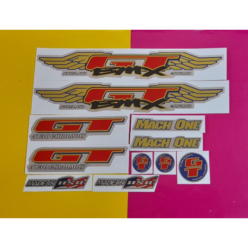 Jual Stiker Sepeda Gt Mach One | Shopee Indonesia