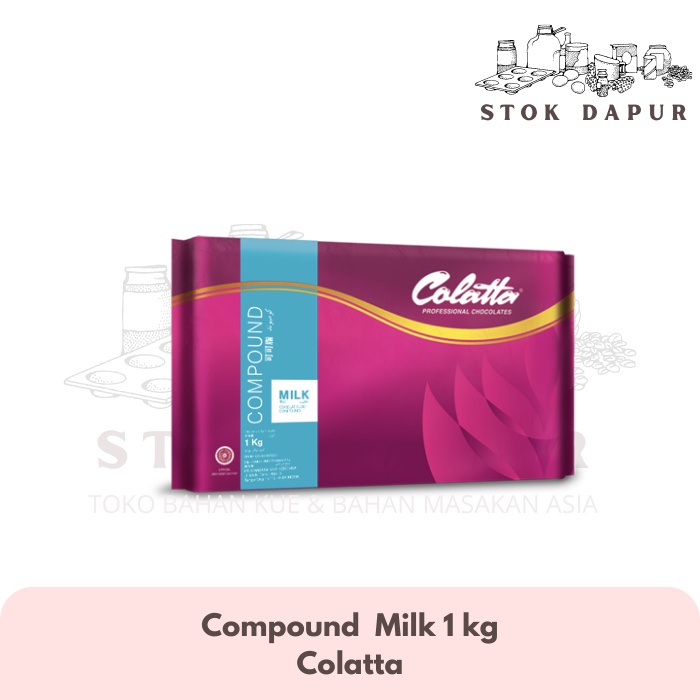 Jual Colatta Compound 1 Kg / Coklat Compound Collata (White, Dark, Milk ...