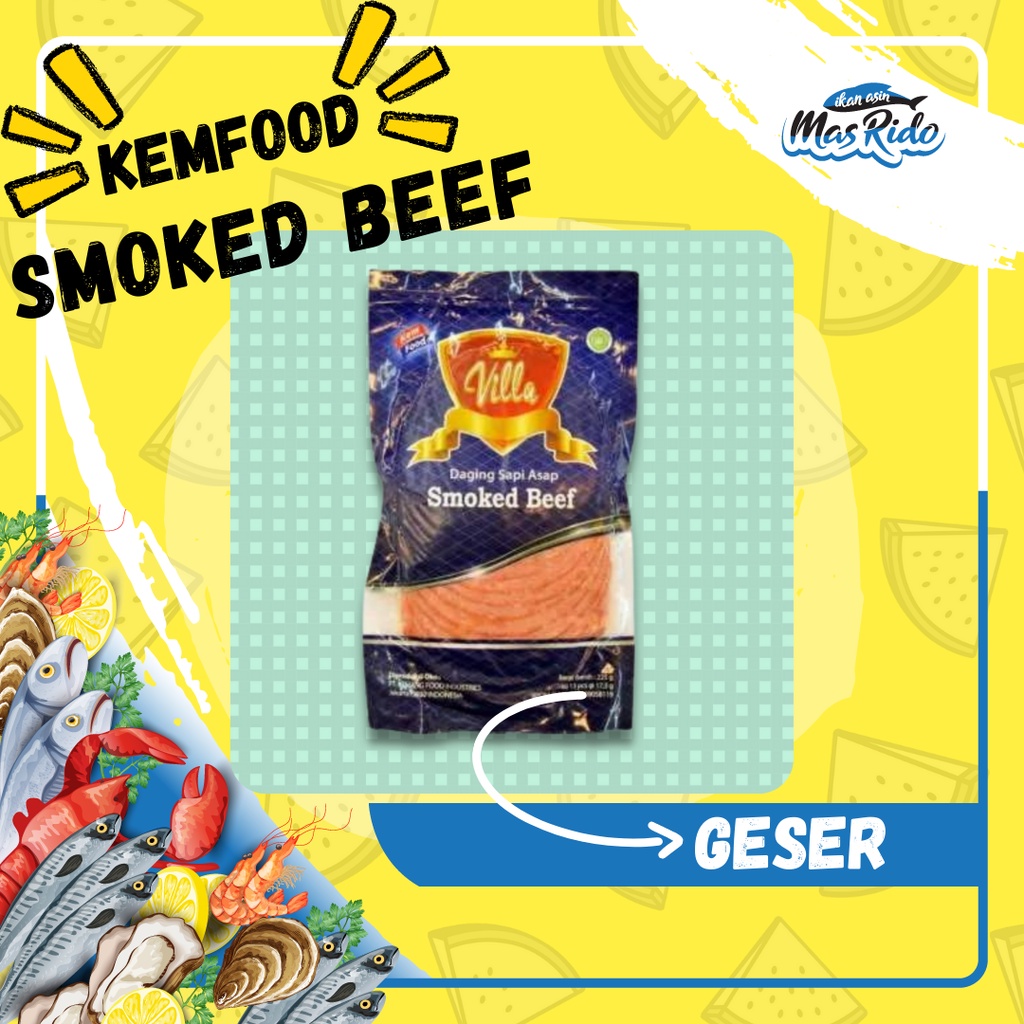 Jual Daging Sapi Asap Smoked Beef Villa Kemfood Daging Sapi Olahan ...