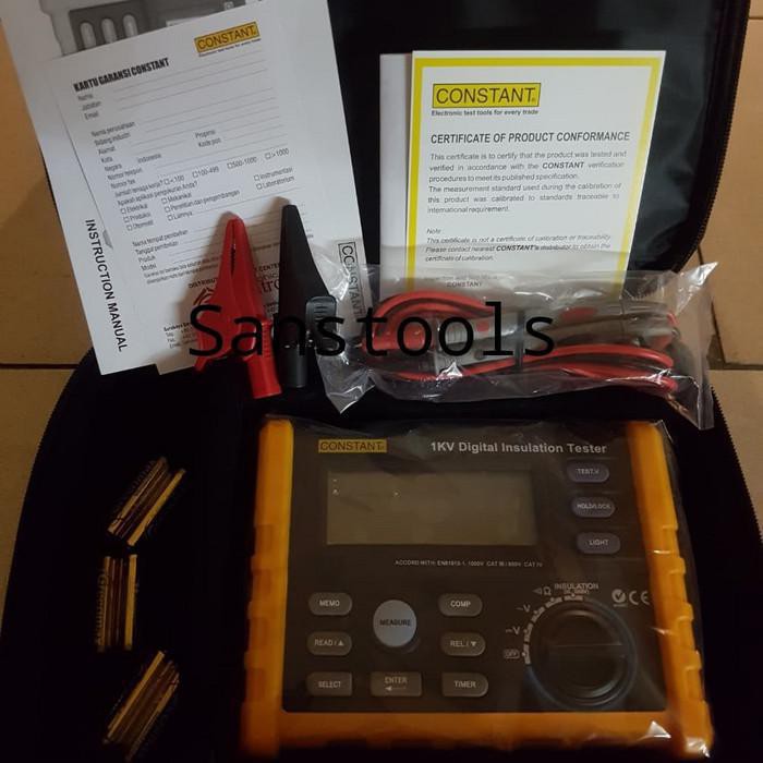 Jual Constant 1KV digital insulation tester megger 1000v 1 KV australia ...