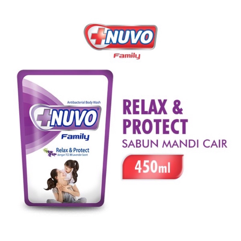 Jual Nuvo Sabun Cair 400ml (Ungu Lavender) | Shopee Indonesia
