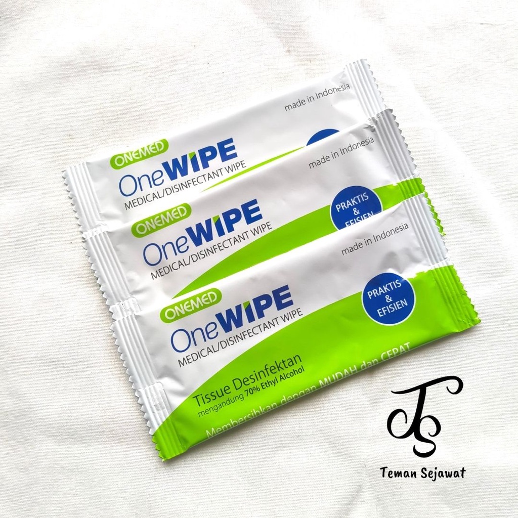 Jual Tissue Desinfektan One Wipe ONEMED 1 box/50pcs | Shopee Indonesia