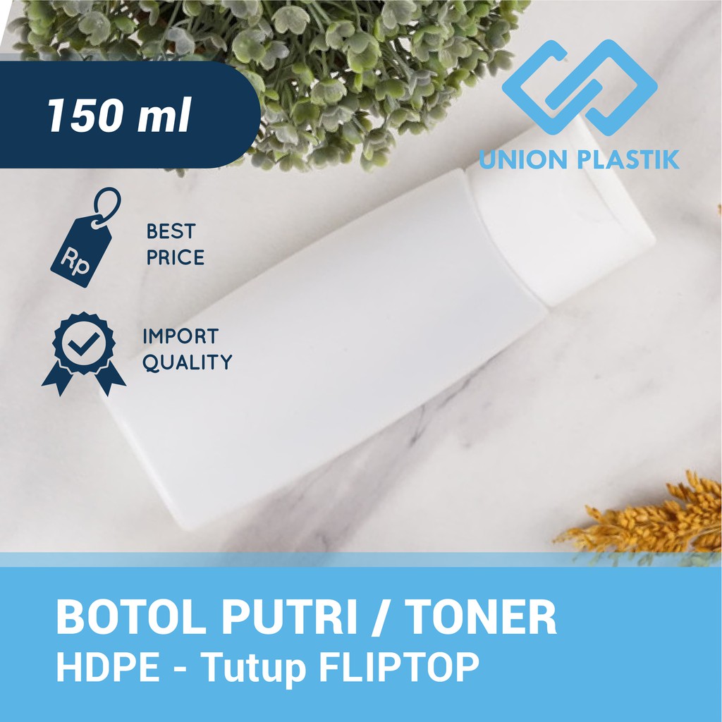 Jual Botol Plastik Putri | Toner 150 ml Tutup Fliptop | Shopee Indonesia