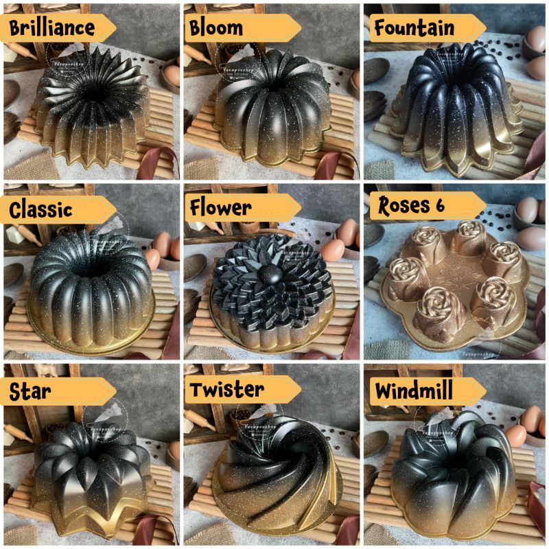 Jual Loyang Marmer Sultan Black Gold / Loyang Import Premium / Loyang ...