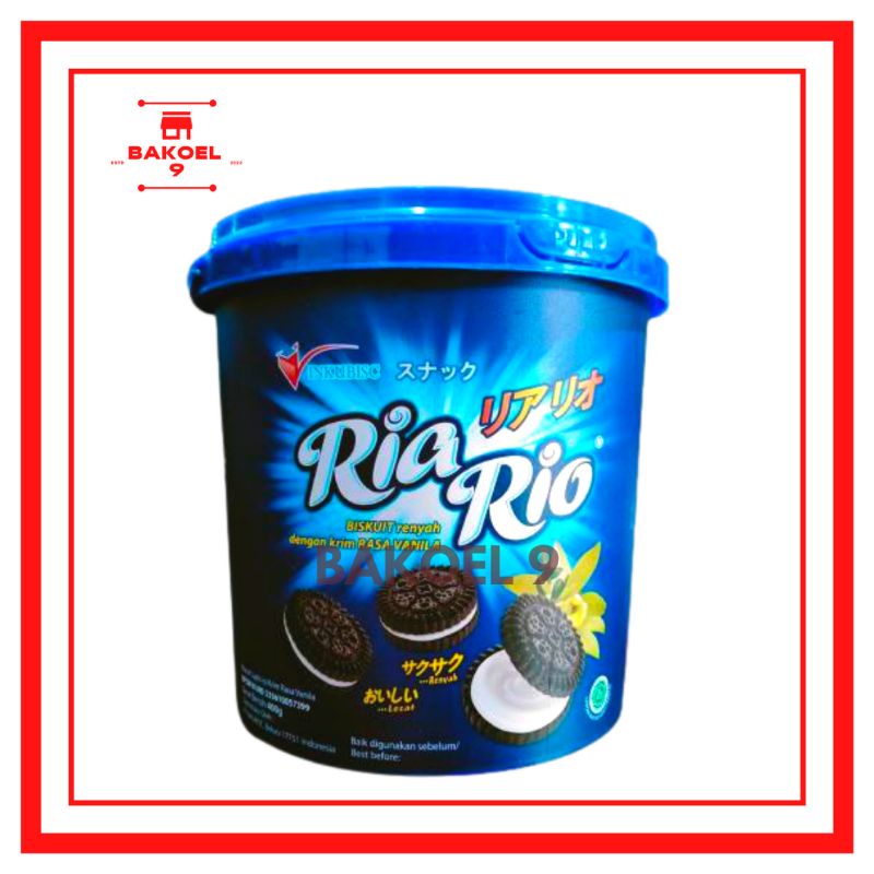 Jual Inkubisc Ria Rio Biscuits Cream Vanilla 400gr Biskuit Lapis Krim ...
