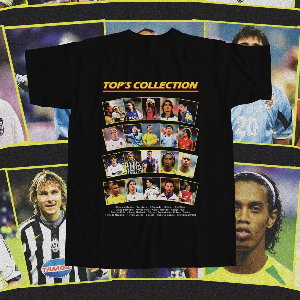 Jual Nostalgila Merch kaos Top's collection Kaos bola tshirt bola ...