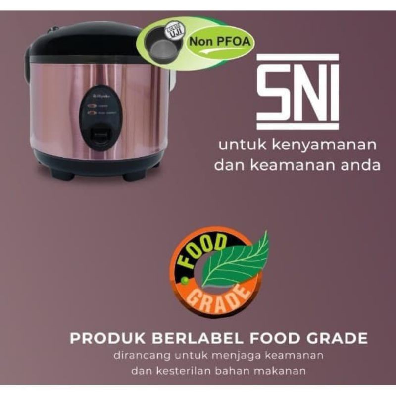 Jual MAGIC COM MIYAKO 508SBC / RICE COOKER 2LITER | Shopee Indonesia