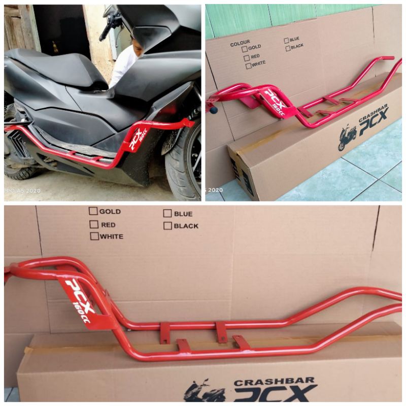 Jual Crashbar PCX 160, tubular PCX 160 cc model terbaru, | Shopee Indonesia