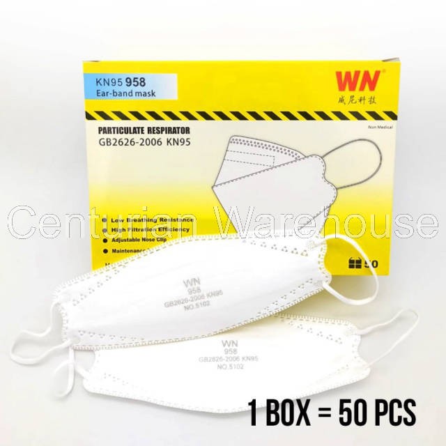 Jual Masker KF94 4ply 4 Ply evo Mask Korea Duckbll Kn95 WN 958 isi 50 ...
