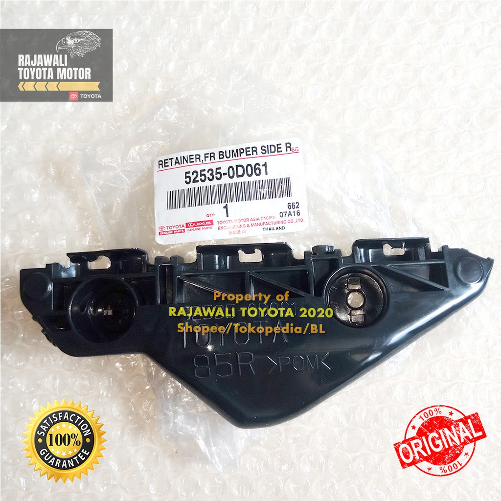 Jual Breket Retainer Bemper Depan Vios Gen2 2007-2013 Kanan & Kiri ...