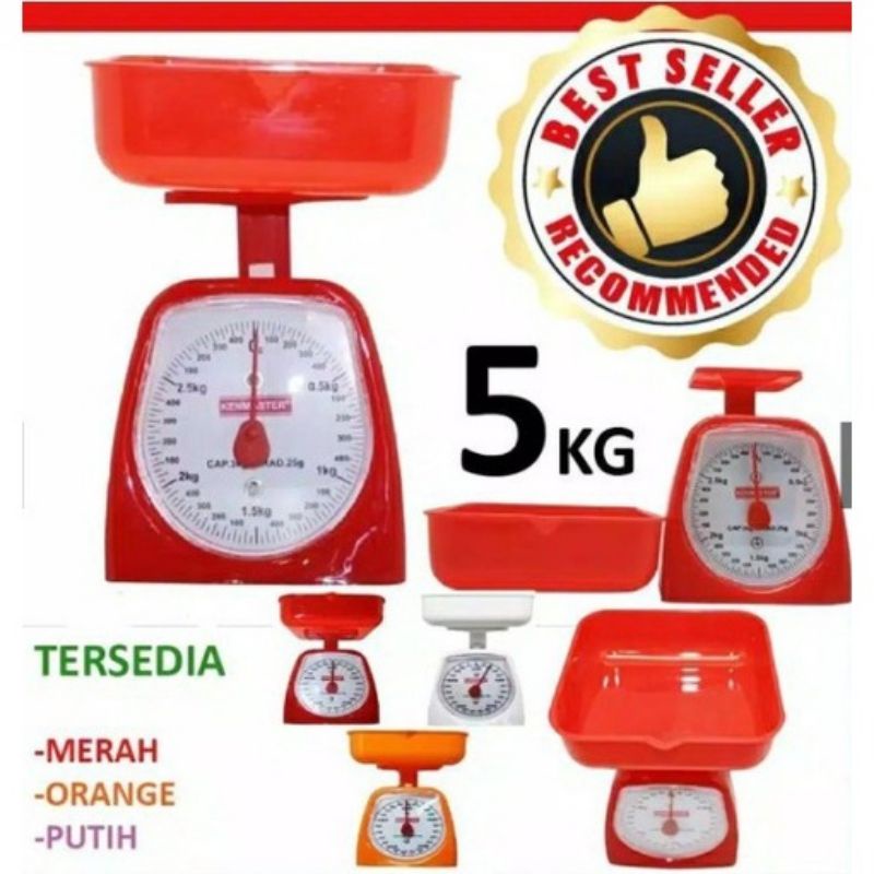 Jual Timbangan Kue Serbaguna Manual / kapasitas 2/5 KG DAPUR Sayur Roti ...