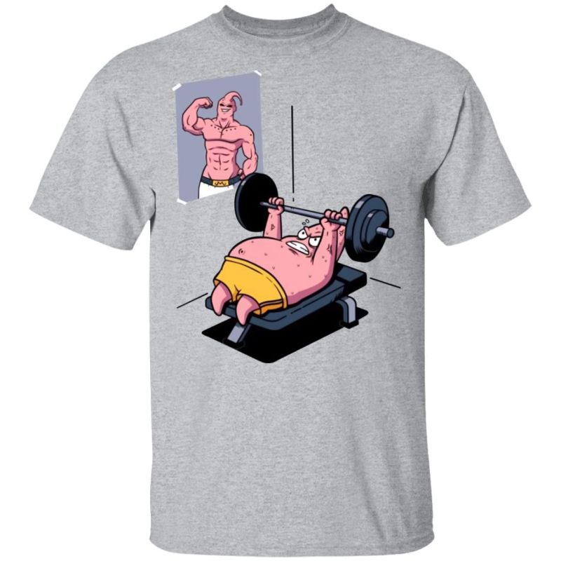 Jual KAOS PATRICK STAR WORKING OUT MAJIN BUU BAJU PRIA SPONGEBOB ...