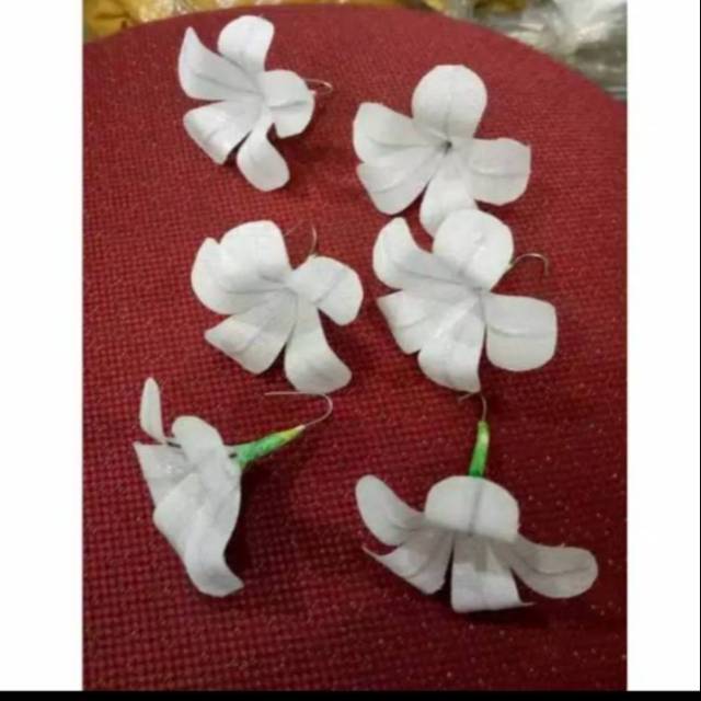 Jual Bunga Kamboja bahan imitasi hiasan rambut cemara adat bali ...