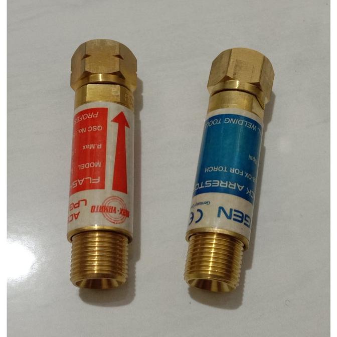 Jual Flashback Torch Acetylene / Oxygen Flash Back Pencegah Arus ...