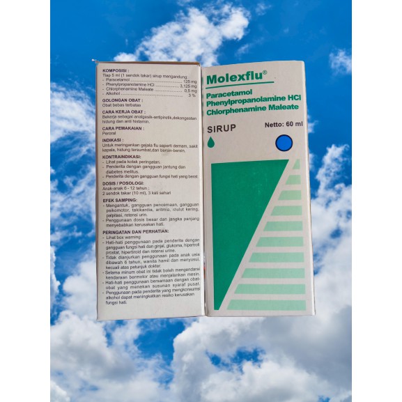 Jual MOLEXFLU SYR SIRUP 60ML | Shopee Indonesia