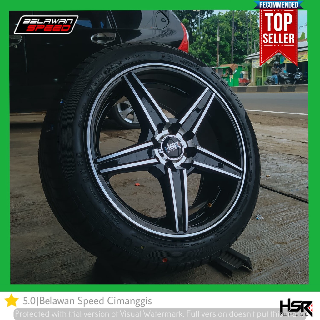 Jual PAKET VELG DAN BAN MOBIL RACING RING 16 UNTUK VIOS YARIS DATSUN GO BRIO R16 HSR EMISSION ...