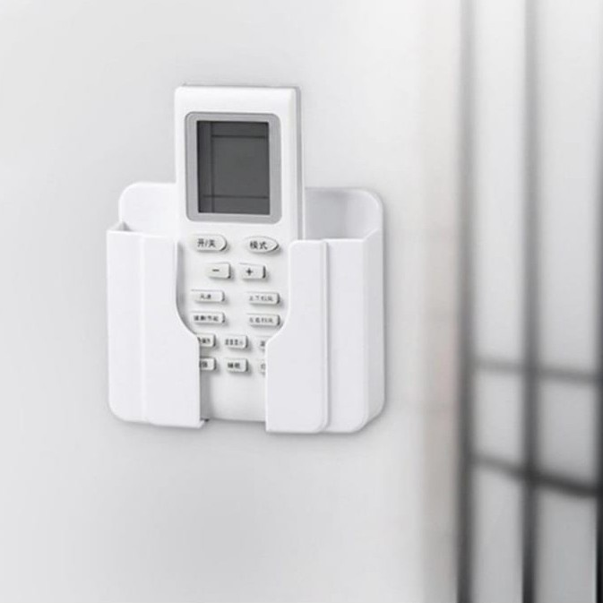 Jual Rak Holder Hp Charger Tempat Penyimpanan Hp Remot Tv Ac Tempel ...