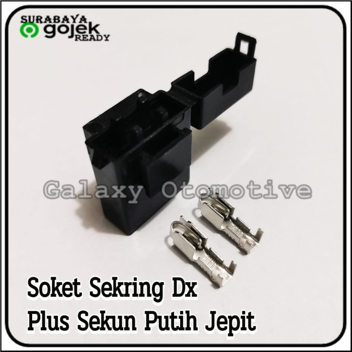 Jual Soket Sekring DX Tancep Besar PVC Only Plus Sekun Jepit Taiwan ...