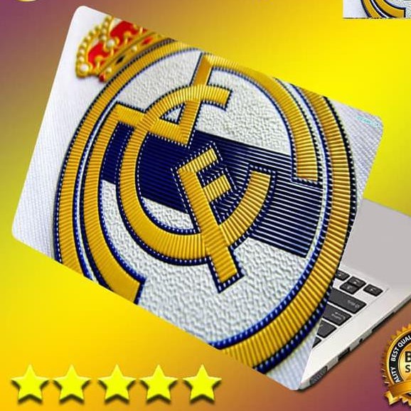 Jual Garskin Laptop real madrid fc Skin Laptop Stiker Laptop | Shopee ...