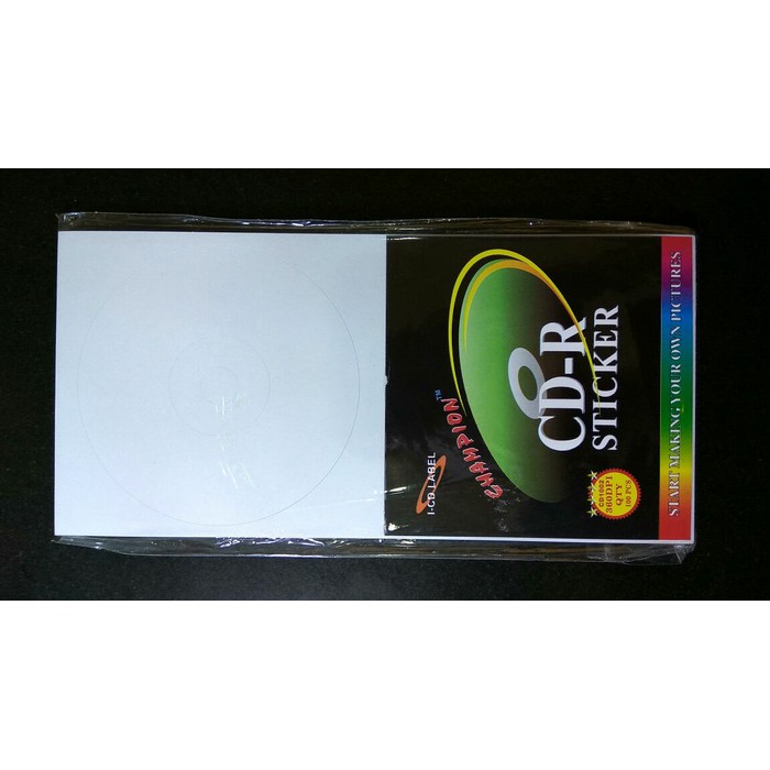 Jual Label Cd - Label Dvd Hvs Champion - Cd Dvd Label Plain Paper ...