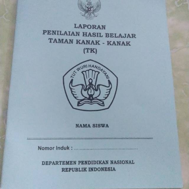 Jual Raport K13 TK Beli 2 Gratis 1 Paling DiRekomendasi Guru | Shopee ...