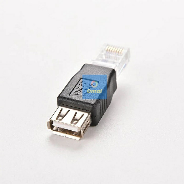 Jual Converter RJ45 LAN to USB Female USB Adapter Connector Extension ...