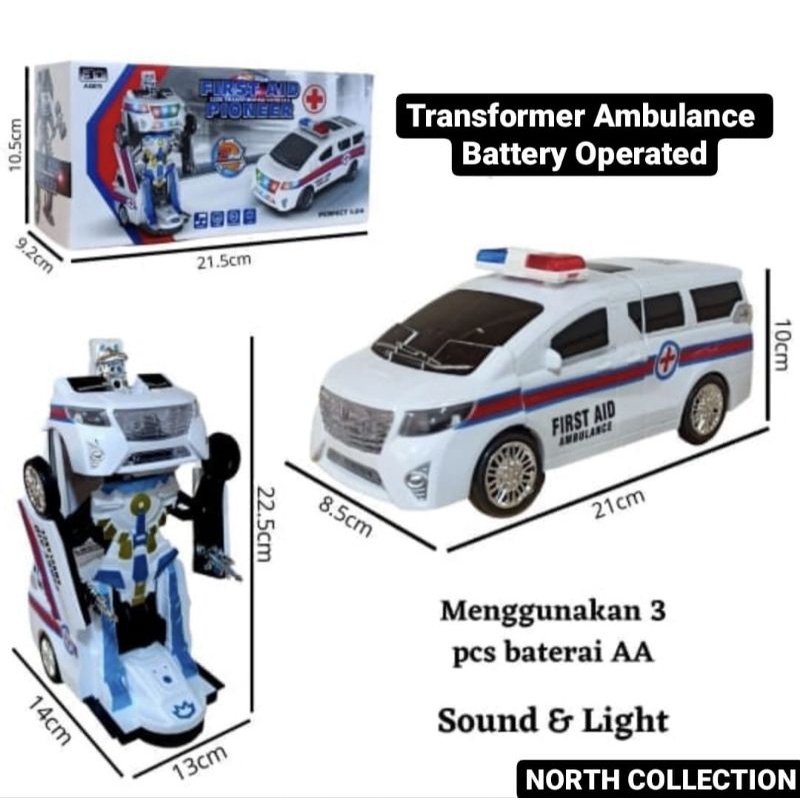 Jual Transformer ambulance battery operated | Shopee Indonesia