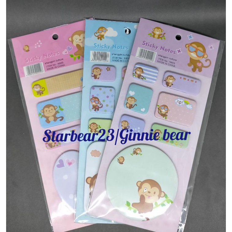 Jual sticky note motif monkey | Shopee Indonesia
