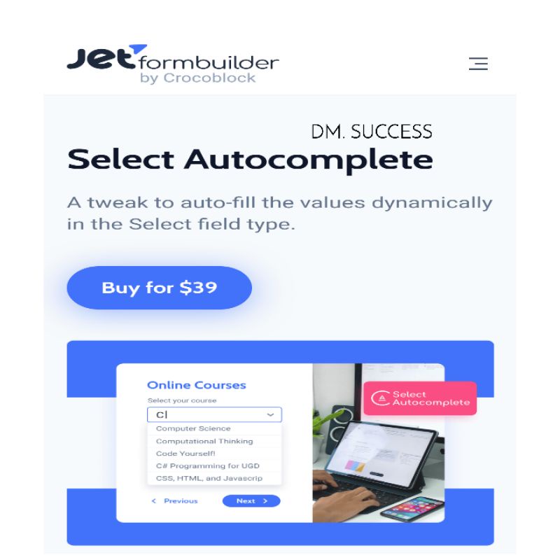 Jual JETFORMBUILDER - SELECT AUTOCOMPLETE ADDON | Shopee Indonesia