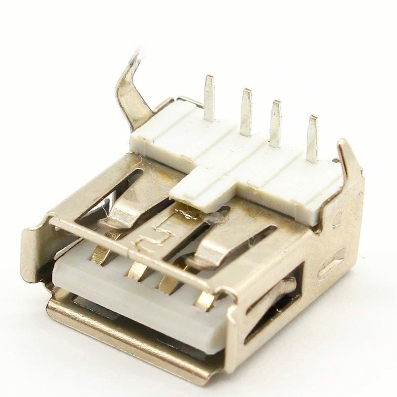 Jual Konektor Soket USB Female type A 4 pin Socket Connector | Shopee ...
