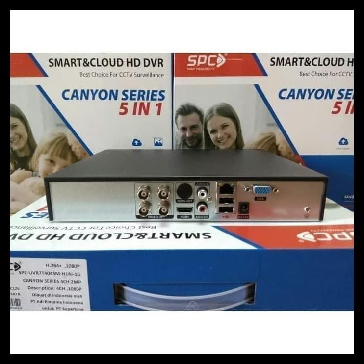 Jual Dvr Spc Canyon Series 4Ch 5In1 2Mp / Uvr Spc-Uvr7T404Sm-H14J-1G ...