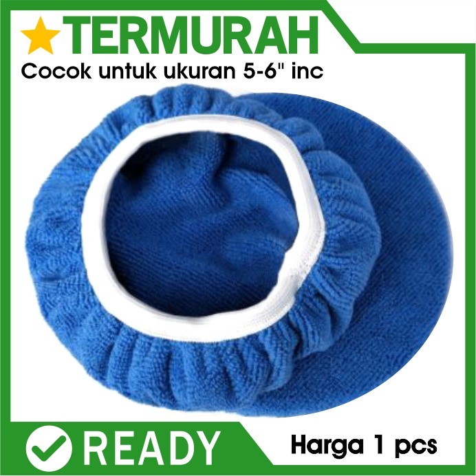 Jual SARUNG MICROFIBER Applicator Pad Wax Poles Mobil Motor Waxing ...