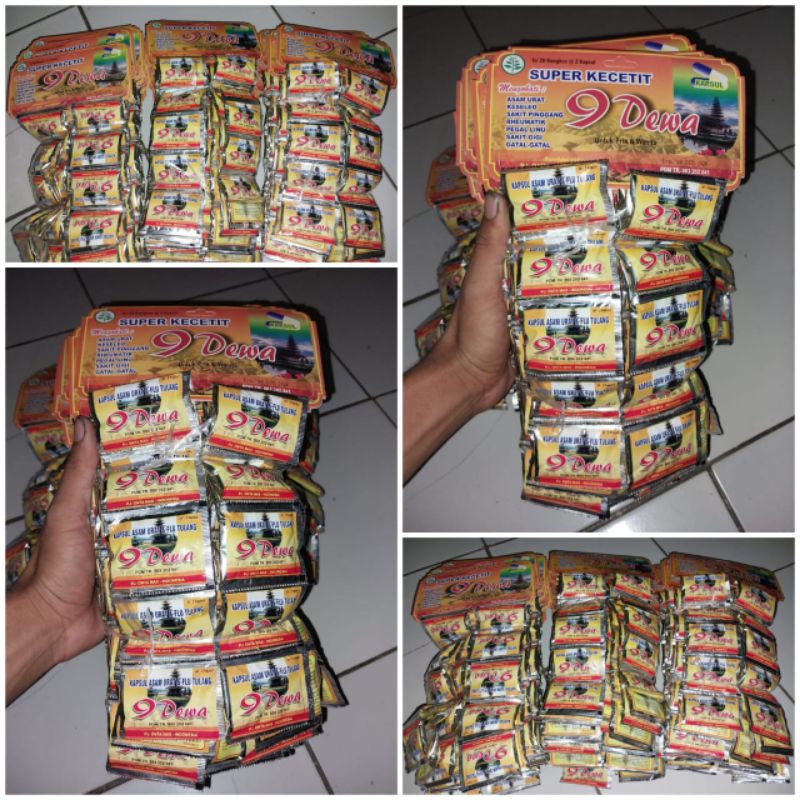 Jual Kapsul 9 Dewa Original (renceng) | Shopee Indonesia