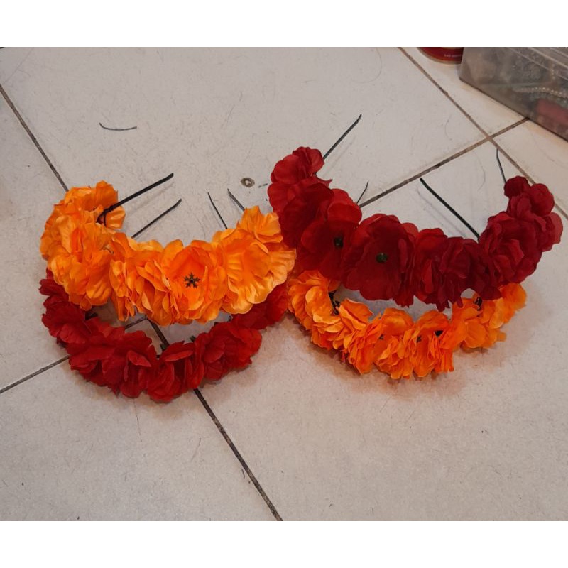 Jual Bando bunga penari/tari tanggai/tari kreasi/karnaval | Shopee ...