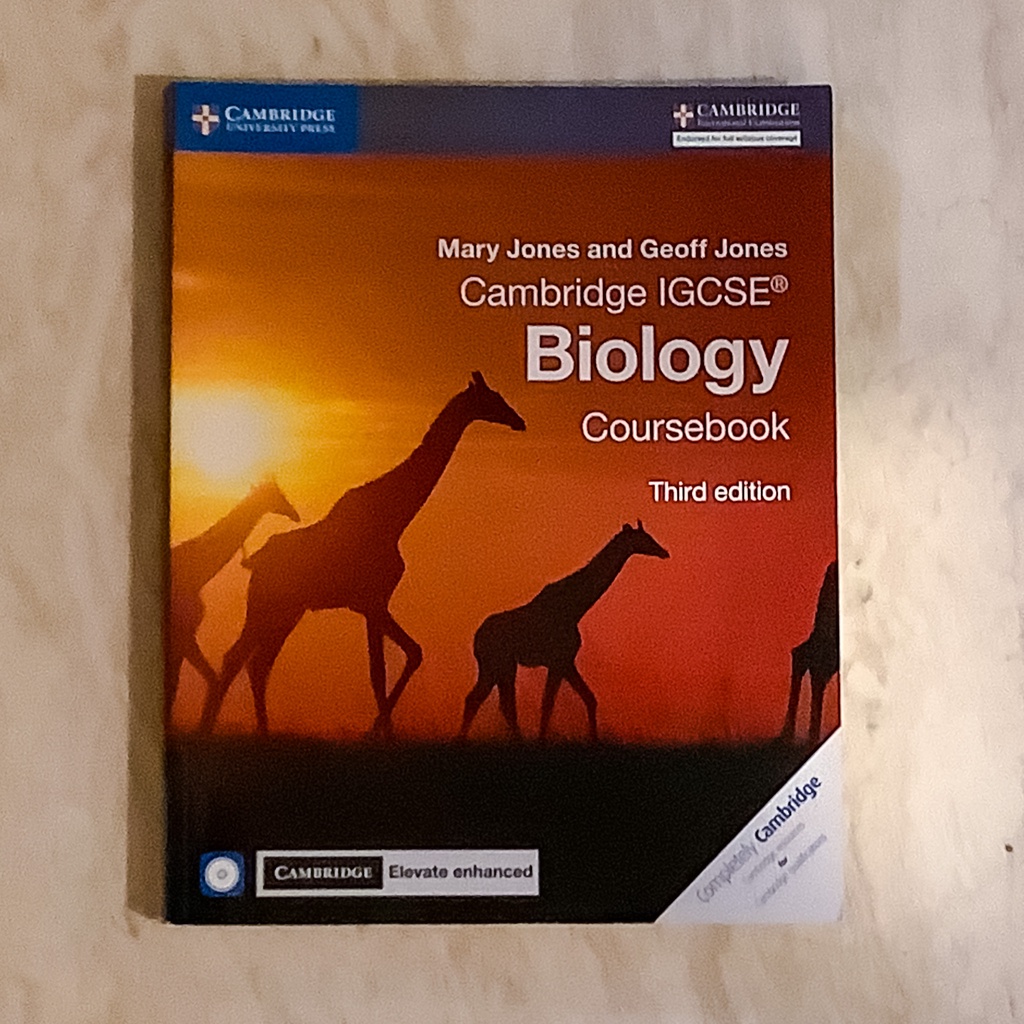 Jual [ORIGINAL] CAMBRIDGE IGCSE BIOLOGY COURSEBOOK COURSEBOOK/TEXTBOOK ...