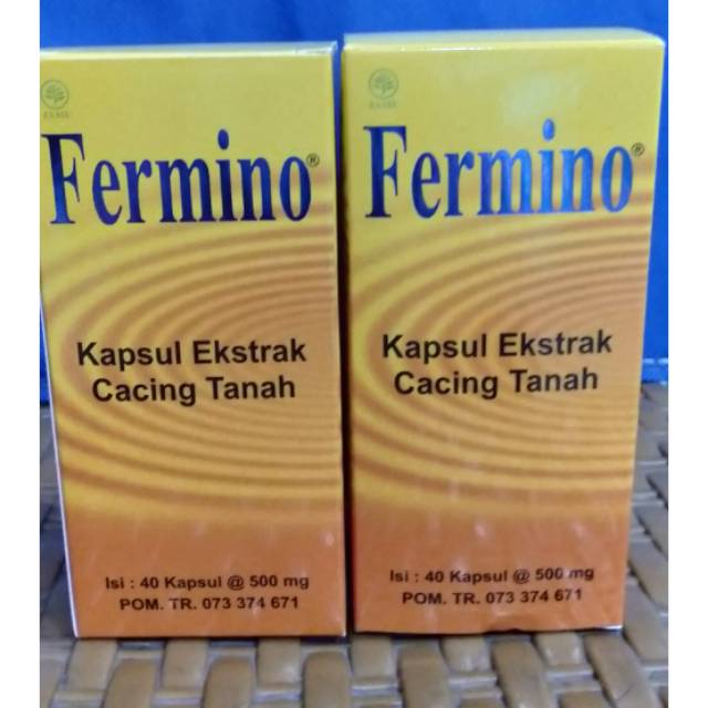 Jual FERMINO KAPSUL EKSTRAK CACING TANAH ISI 40 KAPSUL | Shopee Indonesia