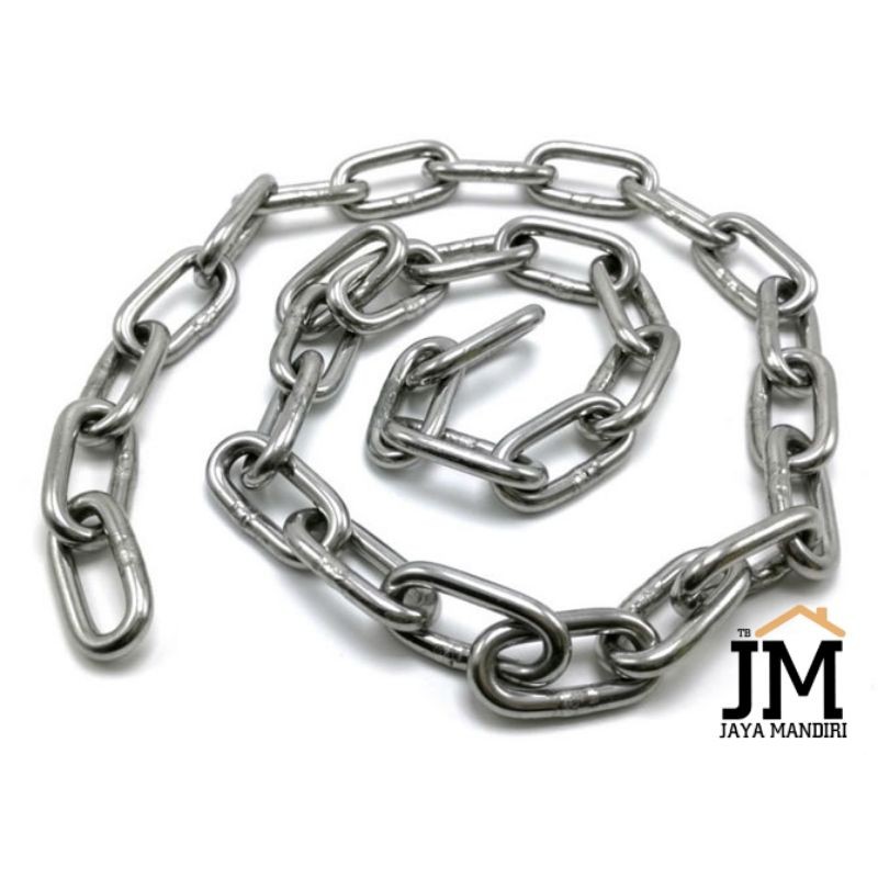 Jual Rantai Besi 6mm / Rantai Pagar / Rantai Harga Permeter | Shopee ...