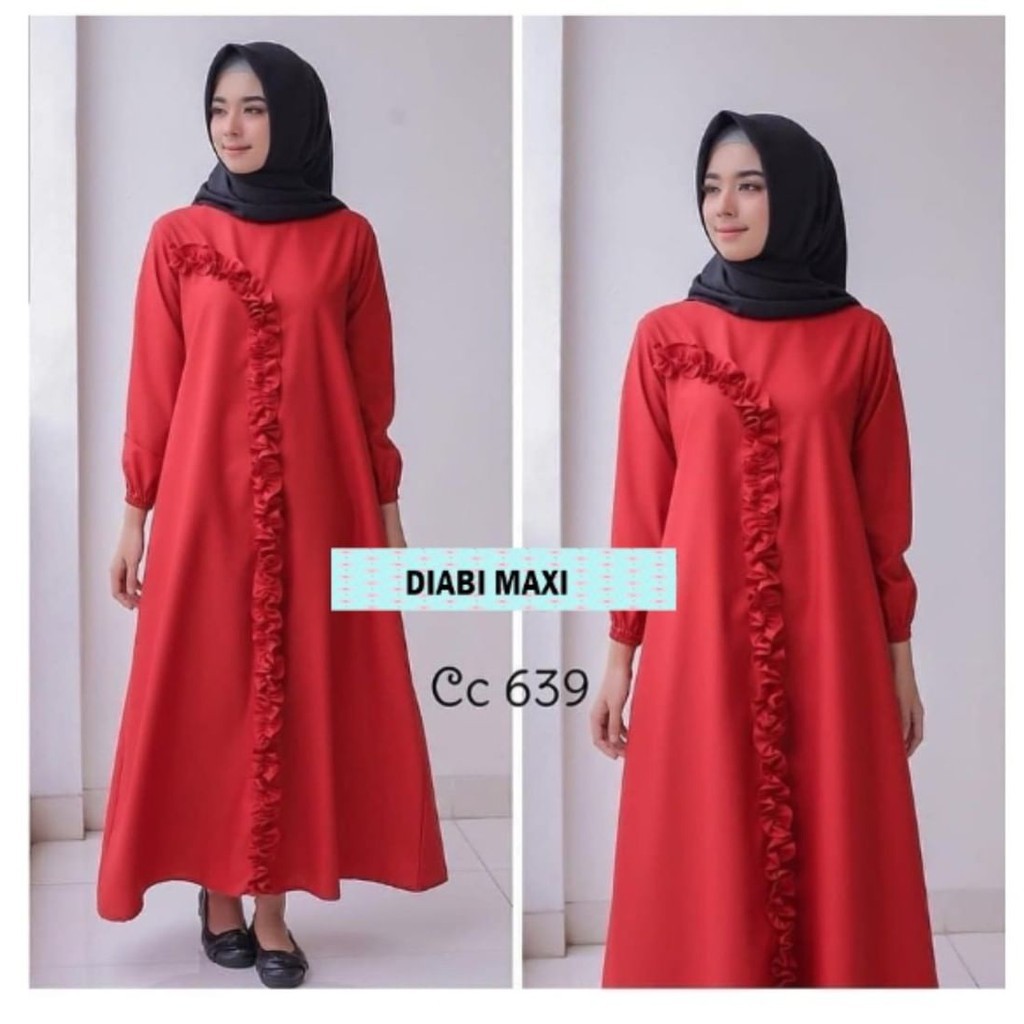 Jual POPYNA - DIABI DRESS | FASHION GAMIS DRESS WANITA MUSLIM BEST ...