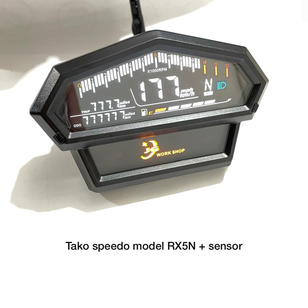 Jual SPIDOMETER RPM DIGITAL MODEL KOSO RX5N MOS SPIDO HIGH QUALITY ...